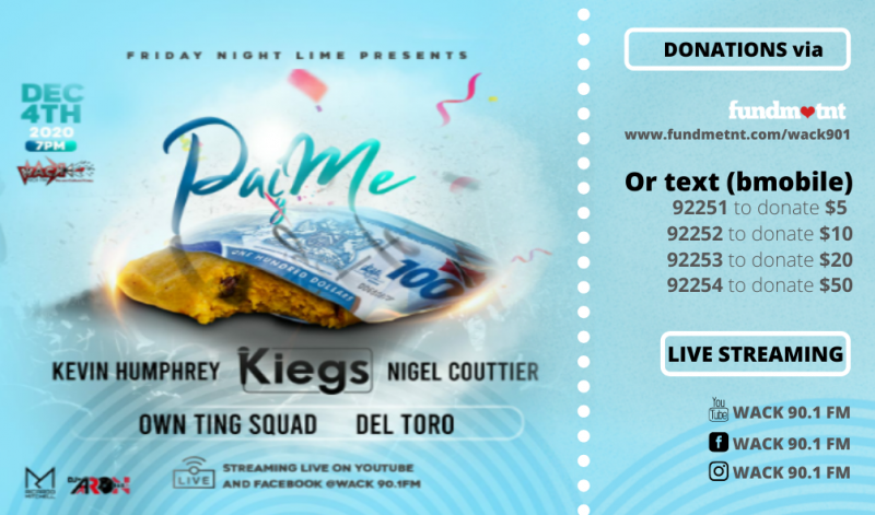 WACK's Friday Night Lime presents PaiMe - FundMeTnT | Blue Guruz Inc.